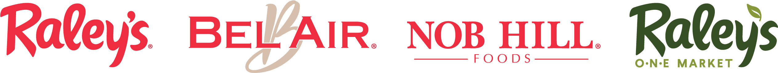 Image is of all the Raley's operating banners including Raley's, Bel ...